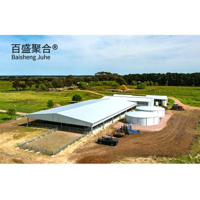 Cina Struttura in acciaio prefabbricata di vetro in lega di alluminio per allevamenti di pecore e capre in vendita