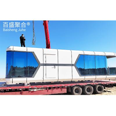 Cina Apple Cabin Prefab Container Home Capsula spaziale moderna Casa per ufficio all'aperto in vendita