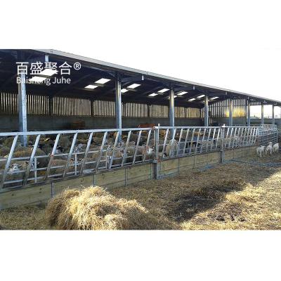 Cina Struttura in acciaio prefabbricata di vetro in lega di alluminio per allevamenti di pecore e capre in vendita