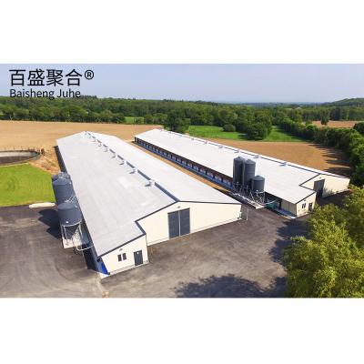 Cina Edificio di fattoria prefabbricato con struttura in acciaio pesante in vendita