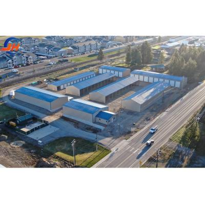 Cina Laboratorio di magazzino prefabbricato con travi di acciaio a forma di H con finestre in lega di alluminio in vendita