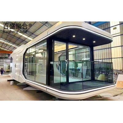 China Landscape Decoration 2 Story Modular Homes 3 Bedroom Prefab Homes for sale