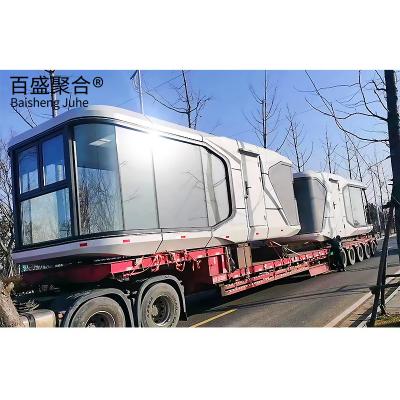 China Landscape Decoration 2 Story Modular Homes 3 Bedroom Prefab Homes for sale