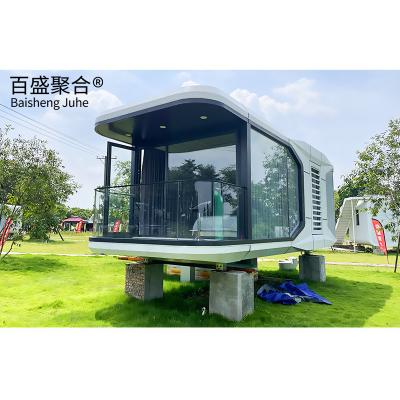 Cina Villa Case container con doppio vetro personalizzato Mobile Space Capsule Cabin Hotel in vendita