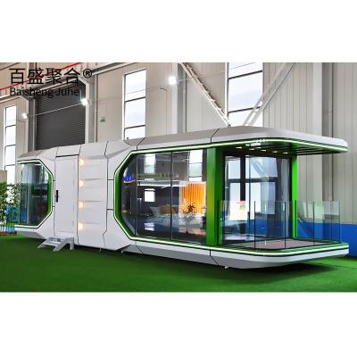 Cina Carport 20ft 40ft Customized Modern Prefab Mobile House Smart Apple Cabin Ready Made House in vendita