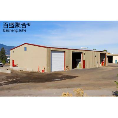 Cina Lavori di costruzione in acciaio prefabbricato a lamiera singola Hangar Hall con standard AiSi in vendita