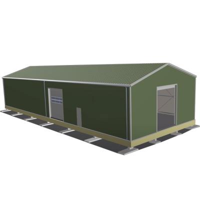 Cina Heavy-Duty Livestock Shed Design Prefab Steel Cow Horse Stable per l'efficienza del laboratorio in vendita