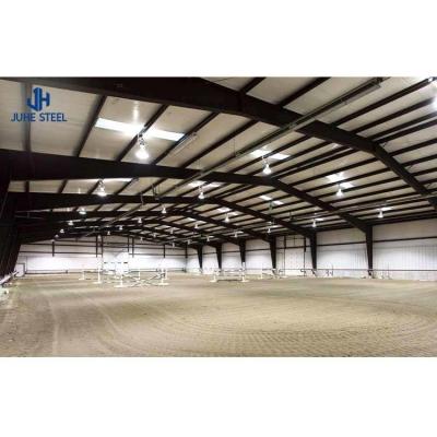 Cina Steel Structural Fabrication Construction Q235B/Q345B Low Carbon Steel Workshop Design in vendita