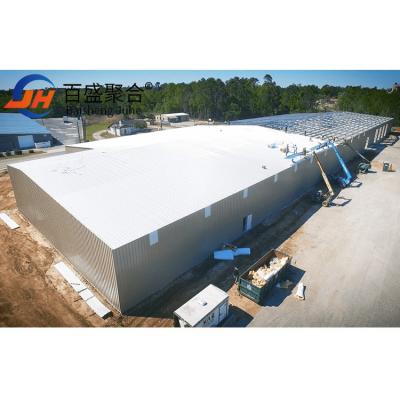 Cina Steel Structural Fabrication Construction Q235B/Q345B Low Carbon Steel Workshop Design in vendita