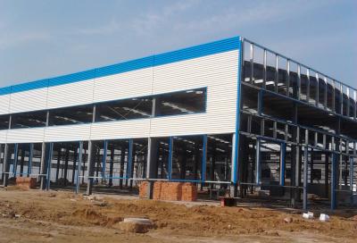 Cina Wide Width Pre Built Light I Beam Warehouse Construction with Aluminum Alloy Window (Construzione di un magazzino con vetro di alluminio) in vendita