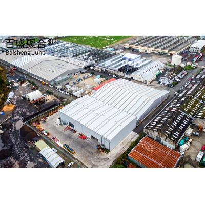 China Edifício pré-fabricado resistente ao vento com estruturas de aço Q235 Q355B à venda