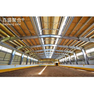 中国 Q235/Q345Bグレードと安装が簡単な軽鋼構造乳農場牛棚 販売のため