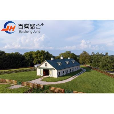 Cina Q235/Q345 Costruzione di allevamenti di pollame in acciaio a basso tenore di carbonio Per bovini Capre Cavalli Arena Bovini pecore in vendita