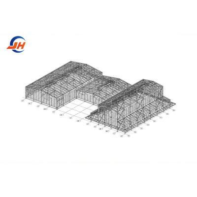 Cina fabbricazione fabbricazione prefabbricata fabbricazione di magazzini fabbricazione di fabbriche con struttura in acciaio Q235 Q355B in vendita