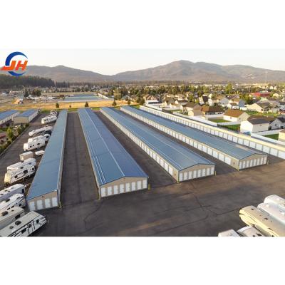 Cina Magazzino di struttura in acciaio di 1000 metri quadrati personalizzabile con porcellana in acciaio a forma di C.Z. in vendita