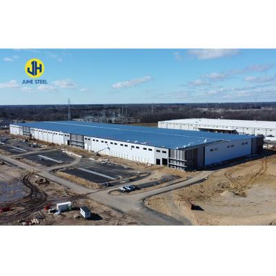 Cina Laboratorio di fabbricazione di acciaio industriale con struttura a prova di umidità e telaio galvanizzato in vendita