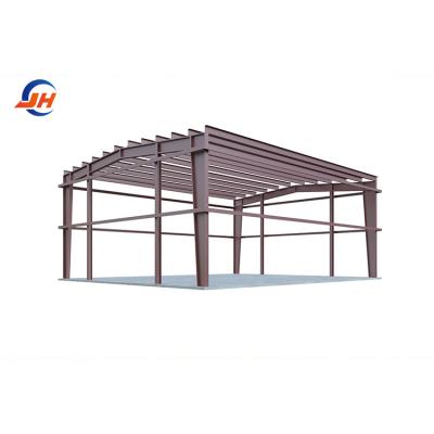 Cina Sezione struttura principale Coulmn Steel Frame Workshop per garage verde in prefabbricato in vendita