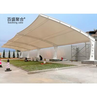中国 屋外雨カバー カーポート 膜構造 アルミ製 パーティ用の駐車場 シェード テント 販売のため