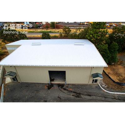 China Sliding Door Galvanized Modern Prefab Hall Design Versterkte staalstructuur Gebouw Te koop