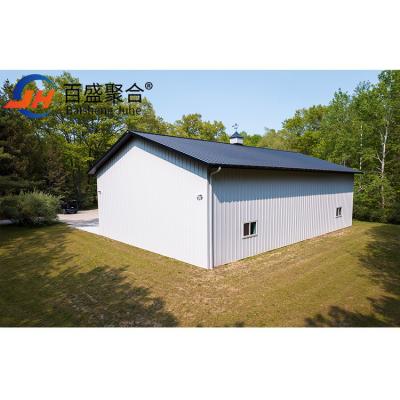 China Modular Steel Structures Warehouse Design with Cutting Service Wind Load 200 Km/h Construção em aço à venda