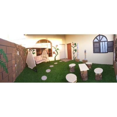 中国 40mmの草のカーペットの屋内自然な見る庭のカーペット草の人工的な泥炭の草 販売のため