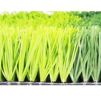 China 11000 cor verde artificial de campo de grama do futebol de Dtex 40mm à venda