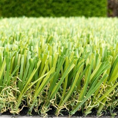 Cina Il trio modella l'erba artificiale del giardino del PE del monofilamento con il rivestimento del lattice di SBR in vendita