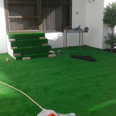 Cina Inquinamento sintetico del tappeto erboso del pavimento dell'erba artificiale del giardino di 13400 Detex libero in vendita