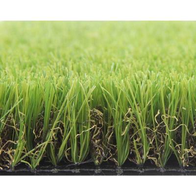 Cina Tappeto artificiale dell'erba del giardino naturale di colore verde senza piombo in vendita
