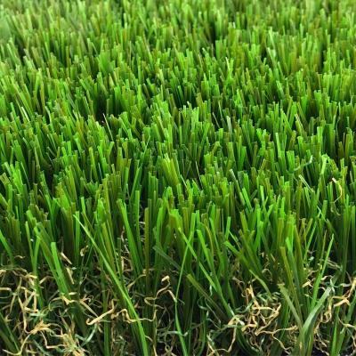 Cina Tipo monofilamento di Wave S del doppio di Olive Green Garden Artificial Grass in vendita