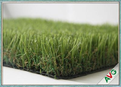 China PE + PP Material House Outdoor Artificial Grass Field Green / Apple Green Color for sale