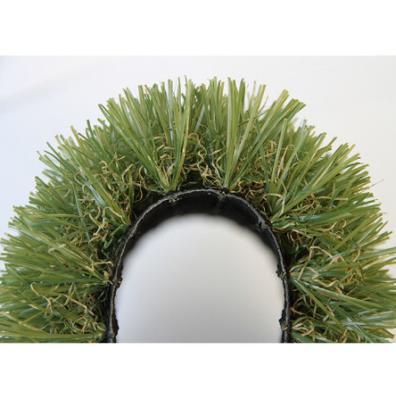 中国 緑のカーペット ロール庭の人工的な草60mmの高さの広い波状のマット 販売のため