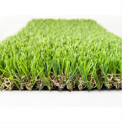 中国 庭のための総合的な人工的な泥炭のカーペット草を美化する緑色のプラスチック芝生 販売のため