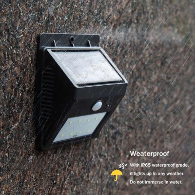 Cina Luce alimentata solare della parete del sensore di moto di PIR LED, luci solari fissate al muro del giardino in vendita