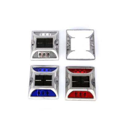 China Aluminum Solar Powered LED Ground Lights , Water Resistant Road Stud Light for sale