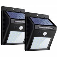 China Motion Sensor Solar Powered LED Wall Light , 3W Wireless LED Wall Lights for sale