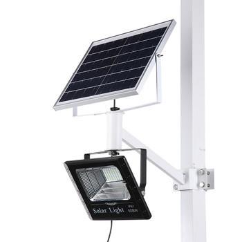 China Op zwaar werk berekende Zonne Aangedreven LEIDEN Vloedlicht, 5000 Lumenschemer aan Dawn Flood Lights Te koop