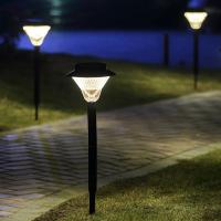 China 16pcs Type Outdoor LED Garden Lights , Plastic Shell Solar LED Yard Lights for sale