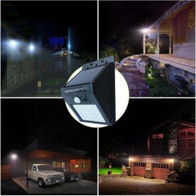 Cina La luce solare del lavaggio della parete della lega di alluminio, lampada da parete del sensore di moto di PIR facile installa in vendita