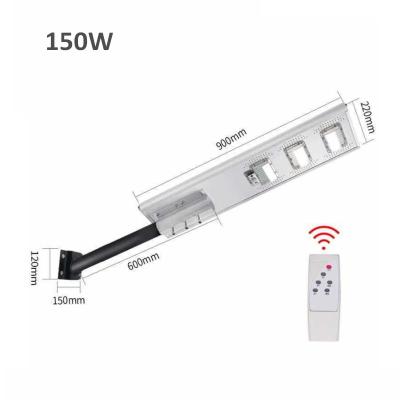 China 6500K 50W 100W 150W allen in Één LEIDENE Zonnestraatlantaarn Te koop