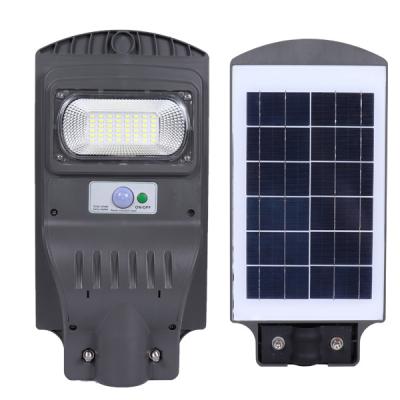 China RoHs 6500k 30 W 60 W allen in Één Zonnestraatlantaarn voor Binnenplaats Te koop