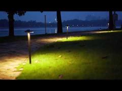Luci all'aperto del prato inglese 7W della copertura 60mm del vaso per il cortile del giardino