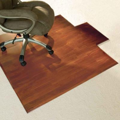 Cina Stuoie di legno di protezione del pavimento della stuoia della sedia del pavimento di rotolamento su ordinazione, strato ecologico del PVC in vendita