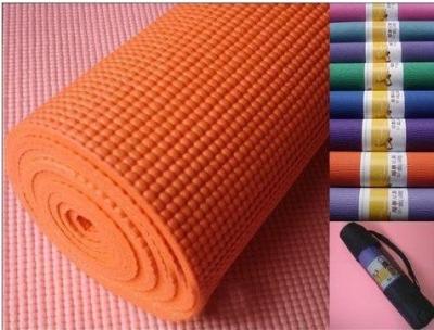 Cina Belle anti stuoie di yoga di forma fisica di esercizio del PVC di slittamento, riciclate ed uniche in vendita