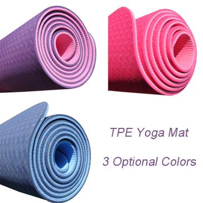 Cina Stuoie piegante di yoga della schiuma organica professionale PVC/del TPE spessore di 8mm - di 3mm in vendita