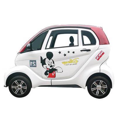 China China manufacture cheap price electric car  4 wheels 3 seats new energy electric vehicle with center drive for sale