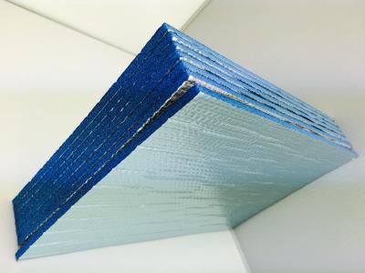 China Anti Glare Aluminum Foil xpe foam 6.5mm close cell foil foam Fire-retardant Australian resistant pipe flexible foam insu for sale