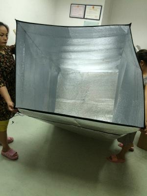 China Woven Foil Heat Insulation For Insulated Cooler Bag Container Liners Thermal Insulation Foil Bubble 3D Box Liner Contain for sale
