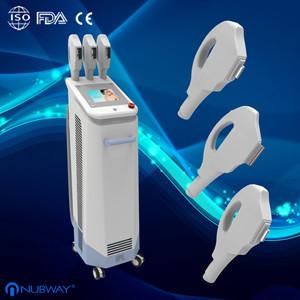 China Latest Three Handles IPL for Hair Removal; Pigmentation treatment; Skincare for sale