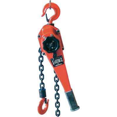 China Construction site lifter 1.5 ton manual lever crane chain block lever pulley lifting equipment for sale
